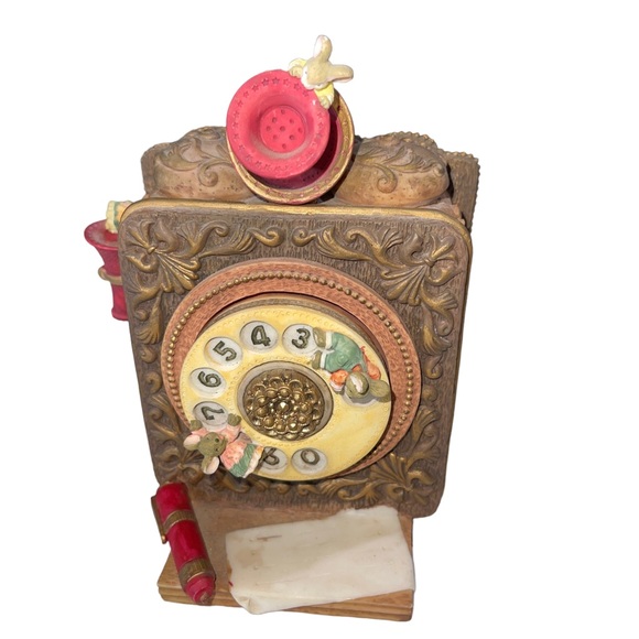 Other | Rare Mice Playing Motion Dial Telephone Music Boxdial Mouth ...